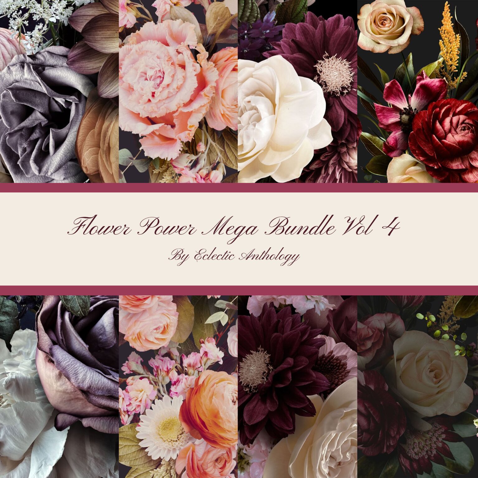 Flower Power Mega Bundle Vol 4 – MasterBundles