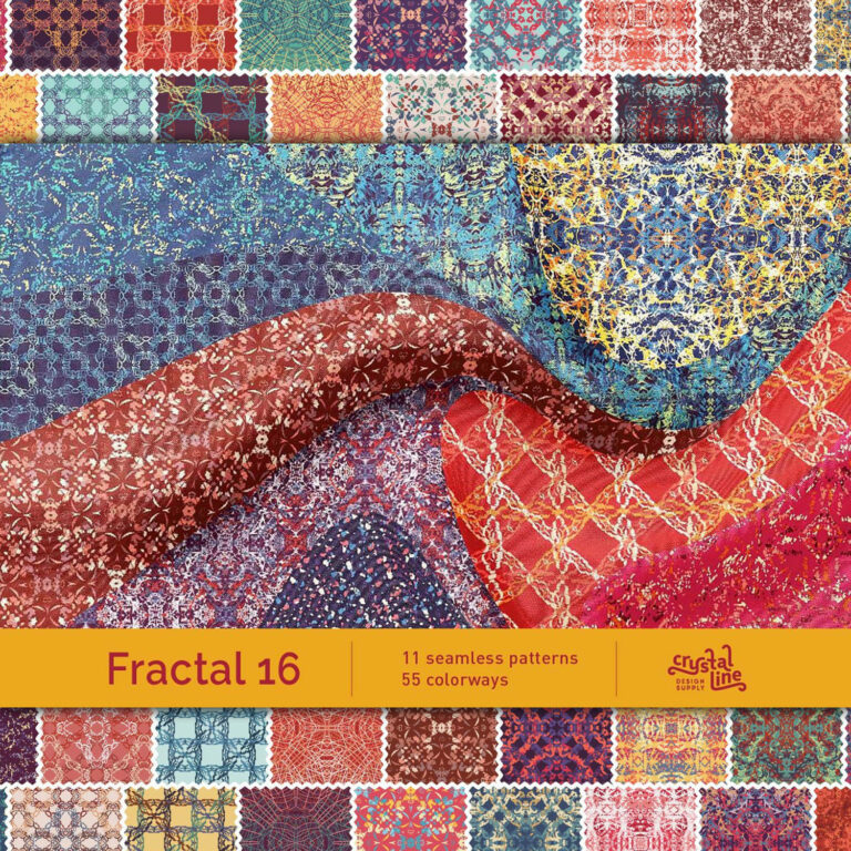 Fractal Patterns for Printed Fabrics – MasterBundles