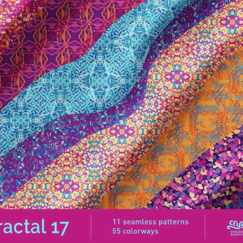 Fractal Patterns for Printed Fabrics | Master Bundles