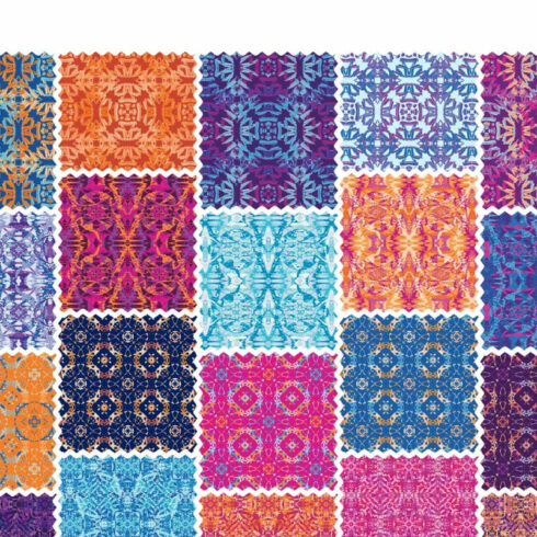 Fractal Patterns for Printed Fabrics | Master Bundles