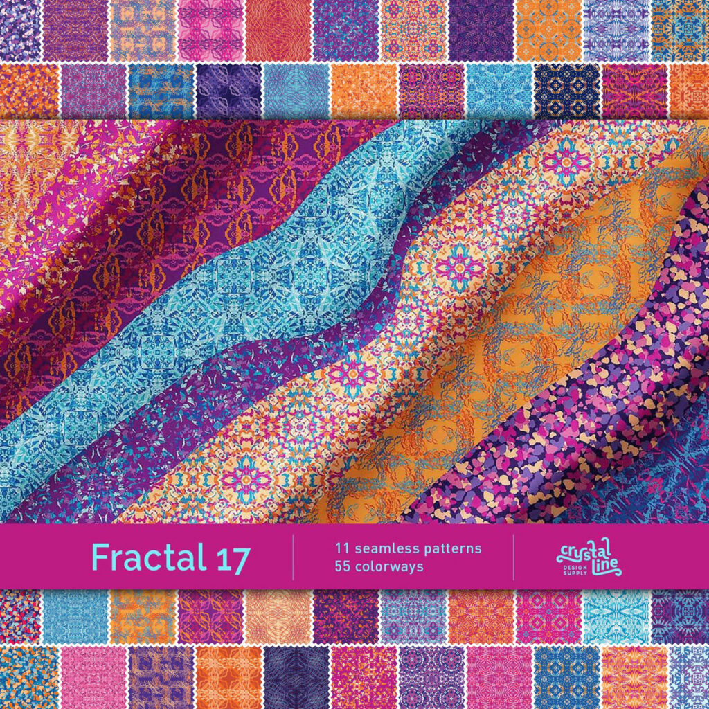 Fractal Patterns for Printed Fabrics – MasterBundles