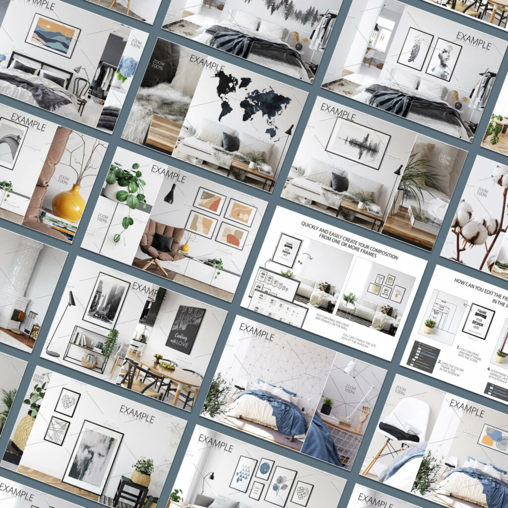 Frames & Walls Scandinavian Bundle – MasterBundles