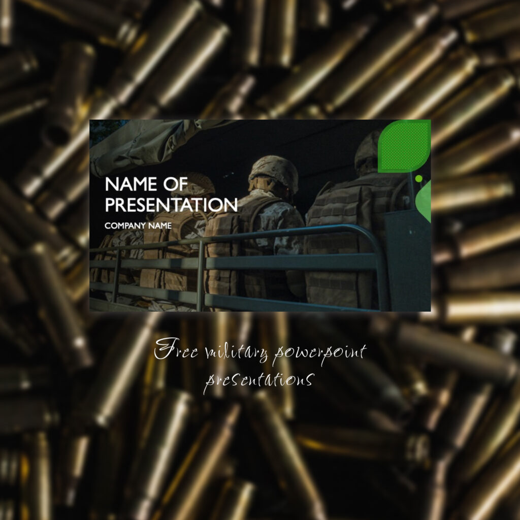 Free Military Powerpoint Presentation – MasterBundles
