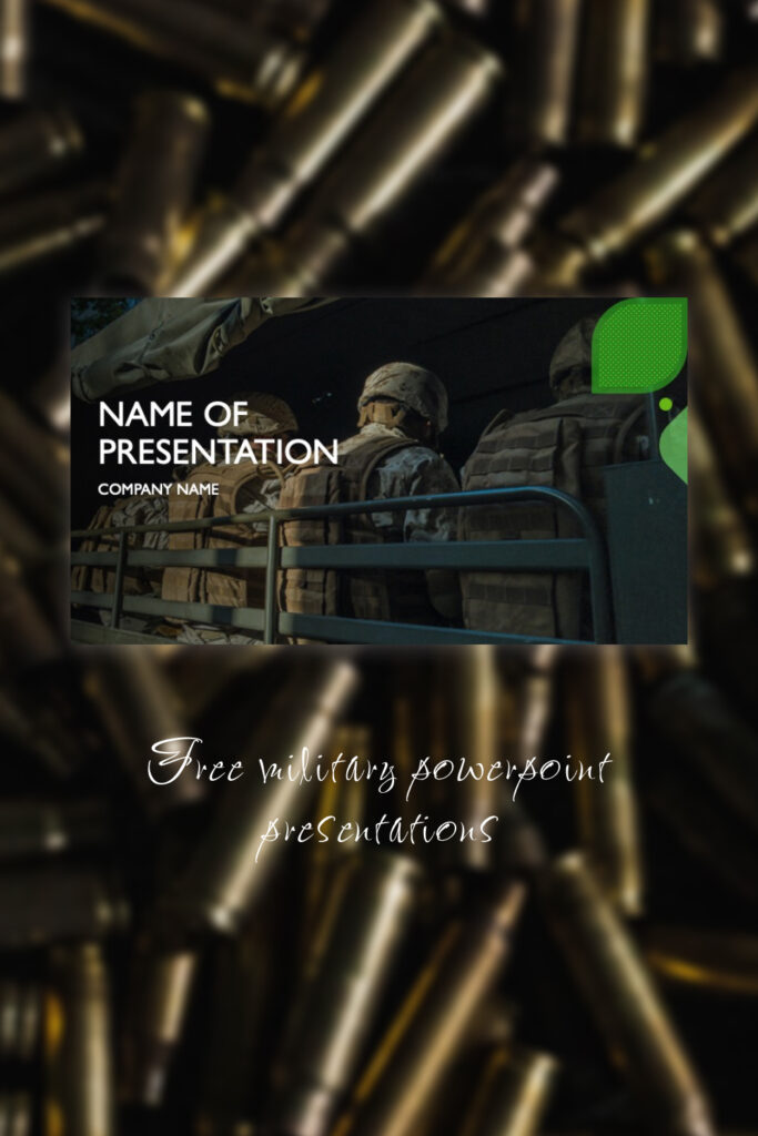 Free Military Powerpoint Presentation – MasterBundles