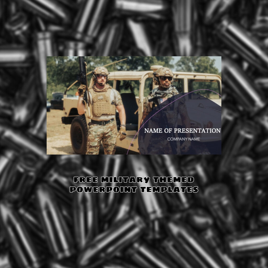 Free Military Themed Powerpoint Template – MasterBundles