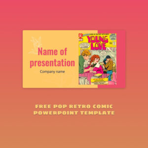 Free Pop Retro Comic Powerpoint Template – MasterBundles