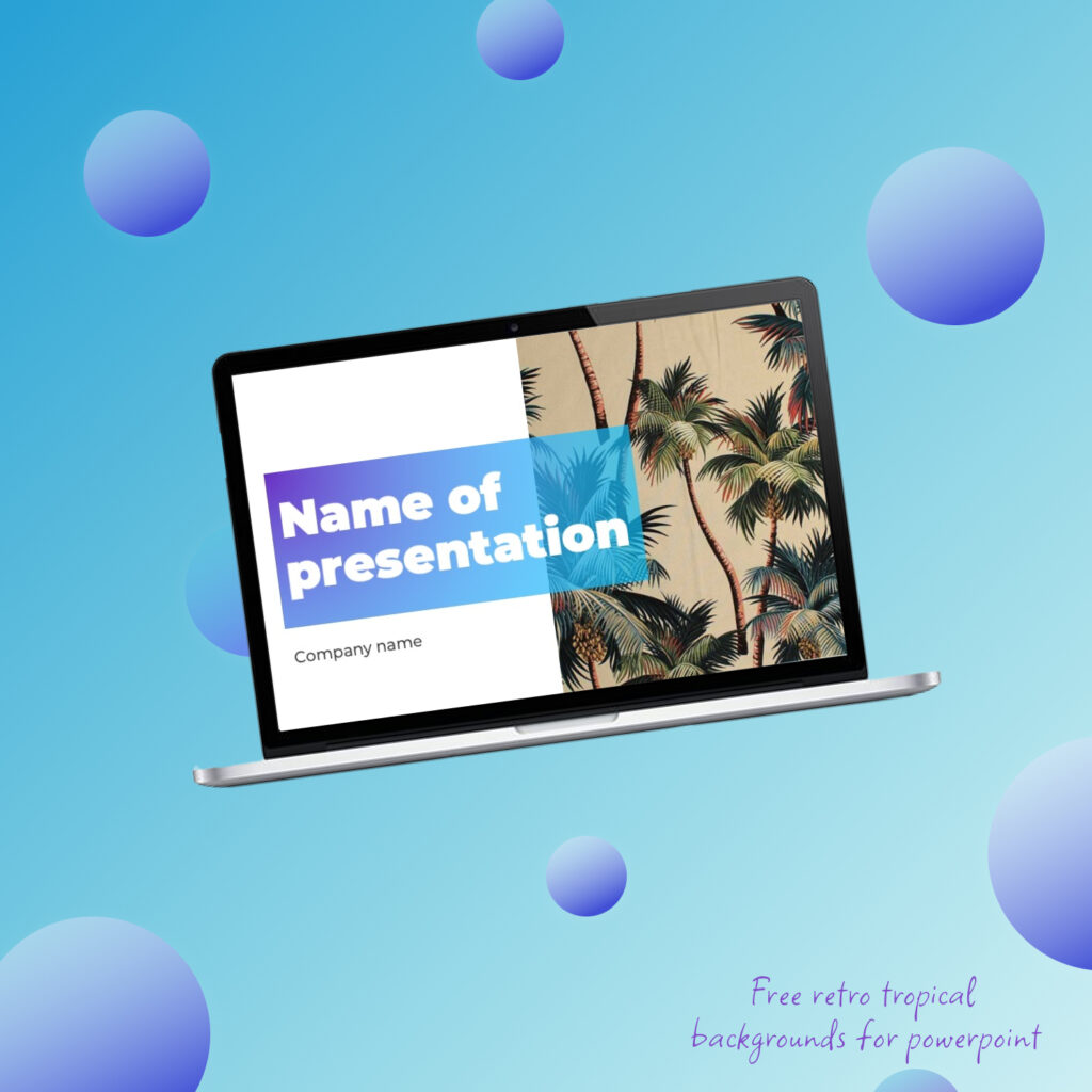 Free Retro Tropical Backgrounds For Powerpoint – MasterBundles