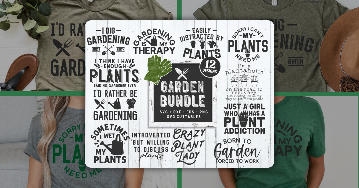 Gardening Bundle Svg, Dxf, Eps, Png – MasterBundles