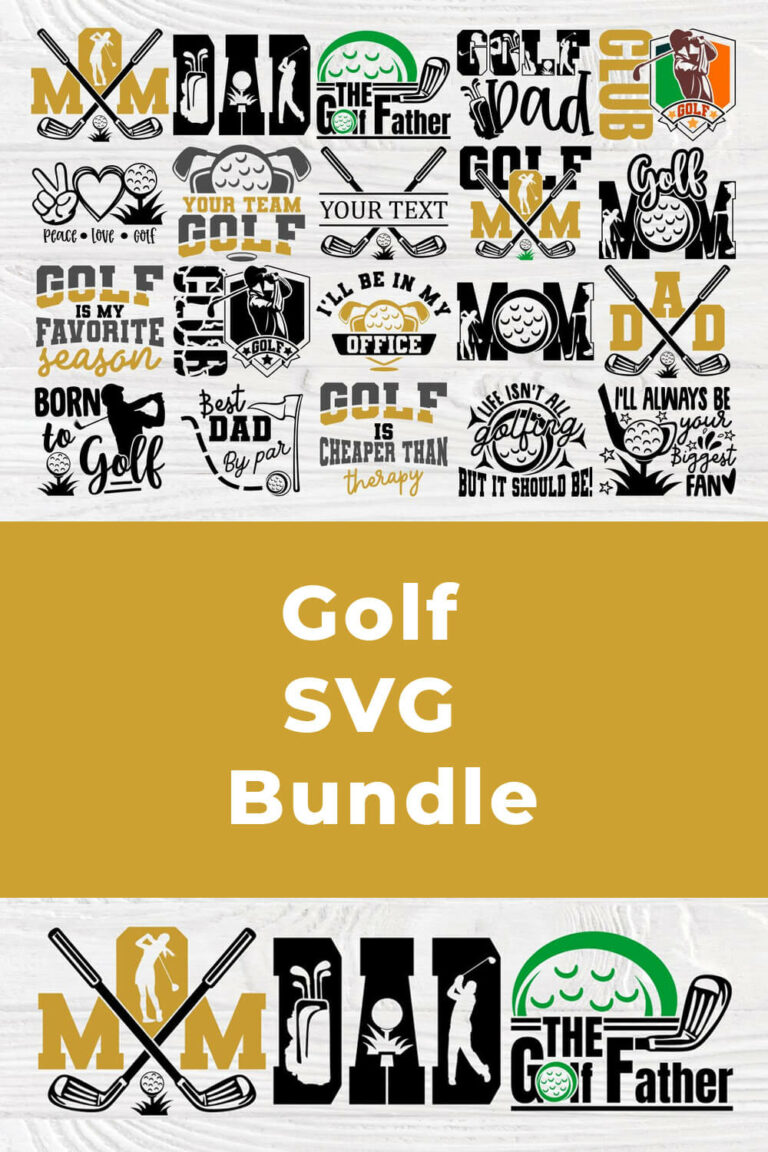 Golf SVG Bundle, SVG Quotes, Golfing SVG Cut Files – MasterBundles