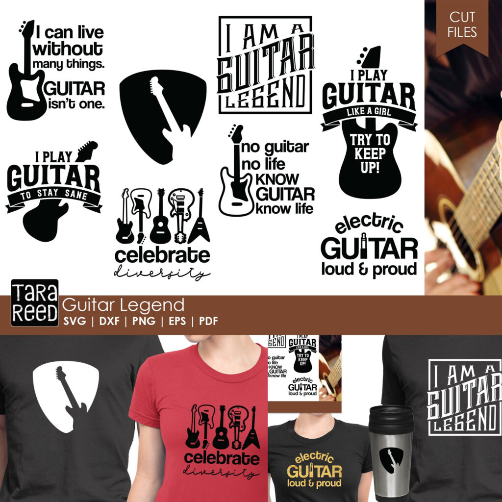 Guitar SVG Bundle | Master Bundles