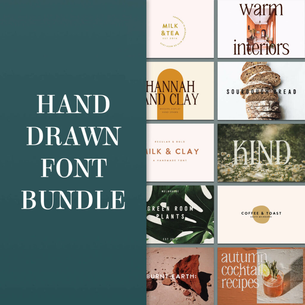 HAND DRAWN FONT BUNDLE – MasterBundles