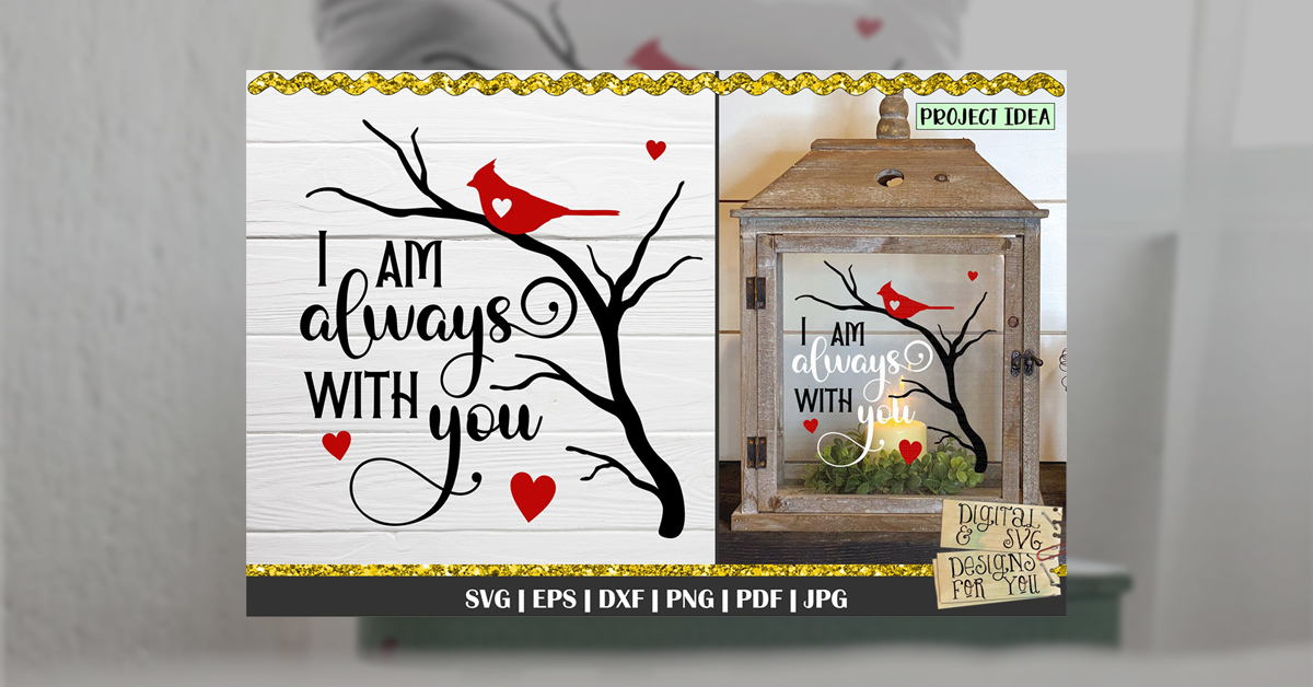 I Am Always With You Cardinal SVG – MasterBundles