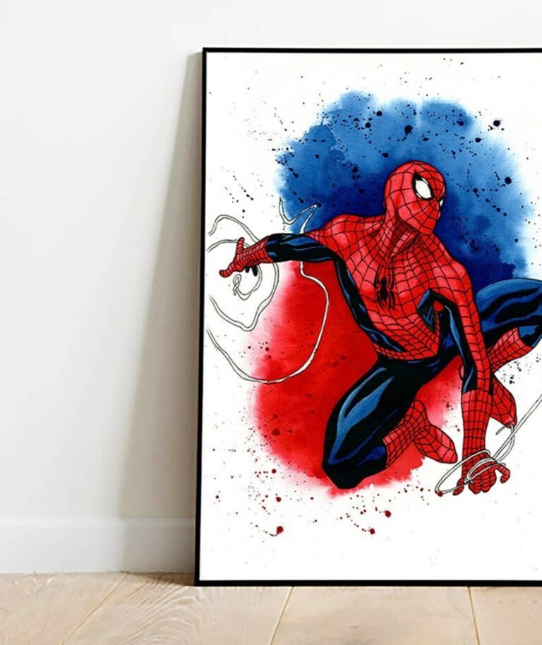 Set Of 9 Superheroes Watercolor Print Poster – MasterBundles