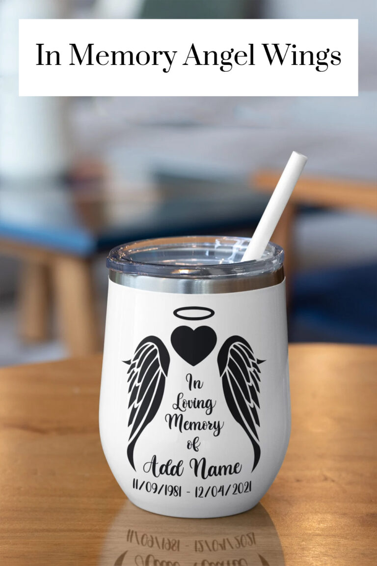 In Memory Angel Wings SVG – MasterBundles