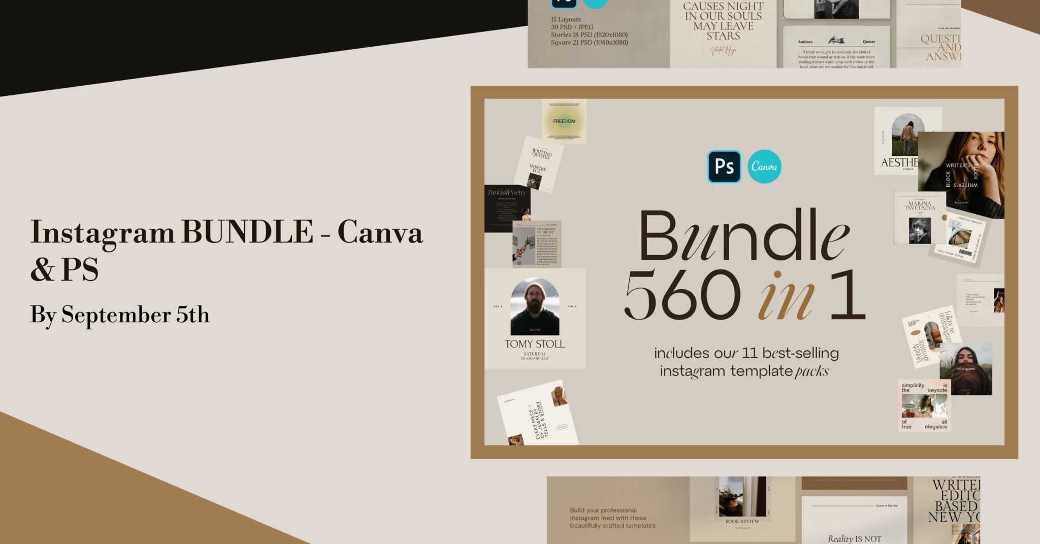 Instagram BUNDLE - Canva & PS – MasterBundles