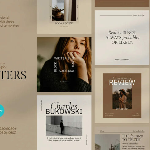 Instagram BUNDLE - Canva & PS | Master Bundles