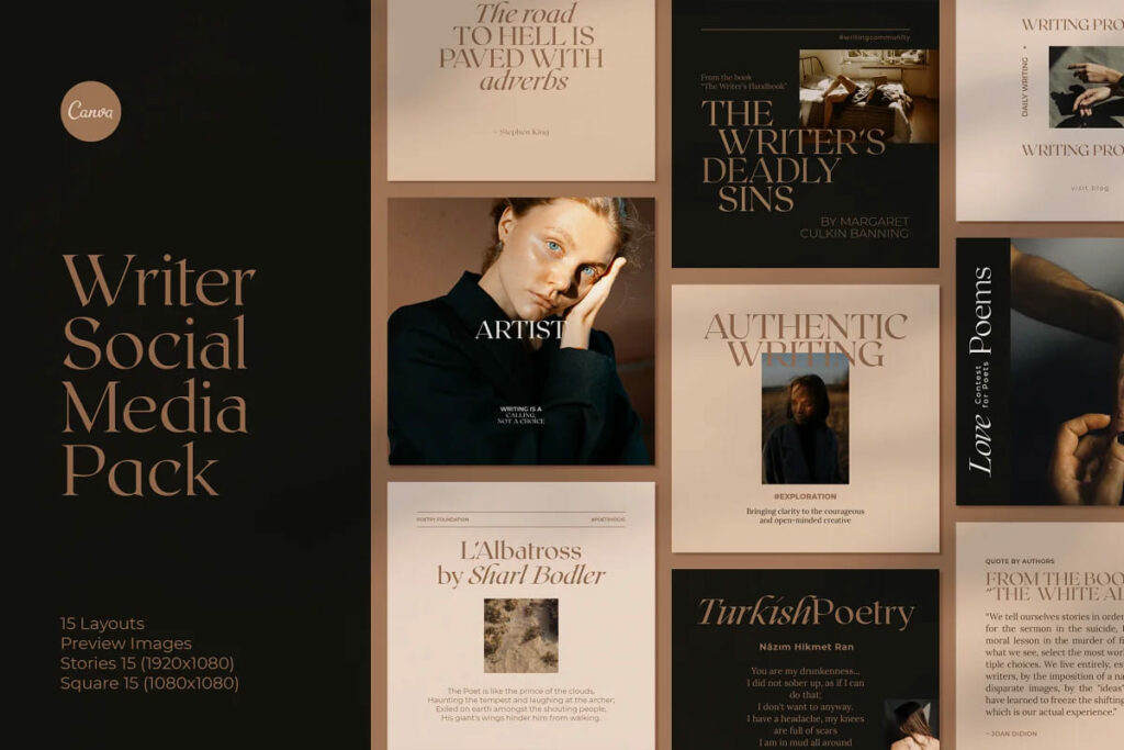 Instagram BUNDLE - Canva & PS – MasterBundles