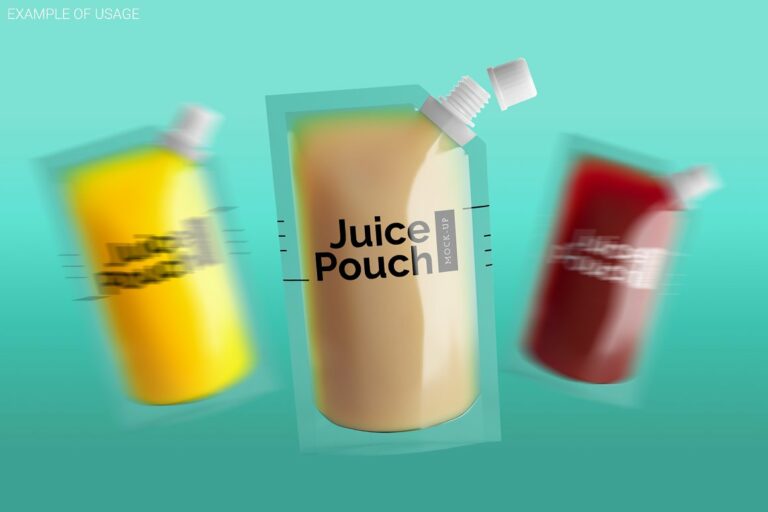 Juice Doypack Pouch Mockup – MasterBundles