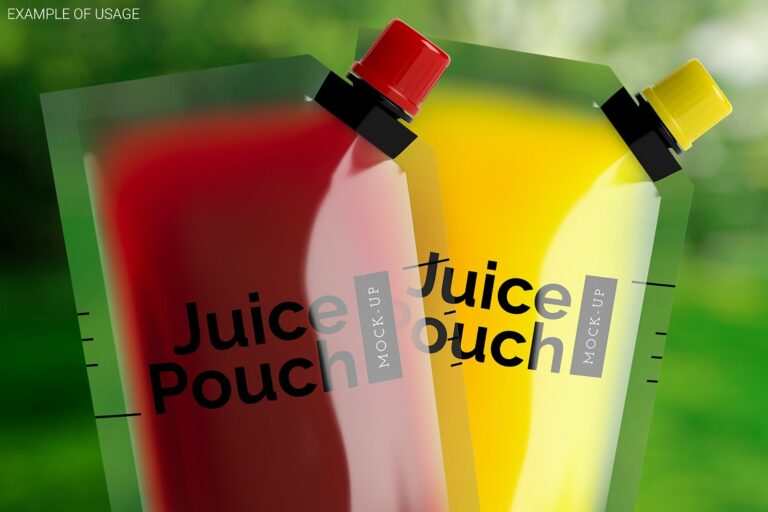 Juice Doypack Pouch Mockup – MasterBundles
