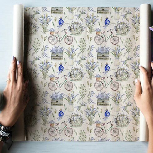 Lavender Watercolor Clipart Set | Master Bundles