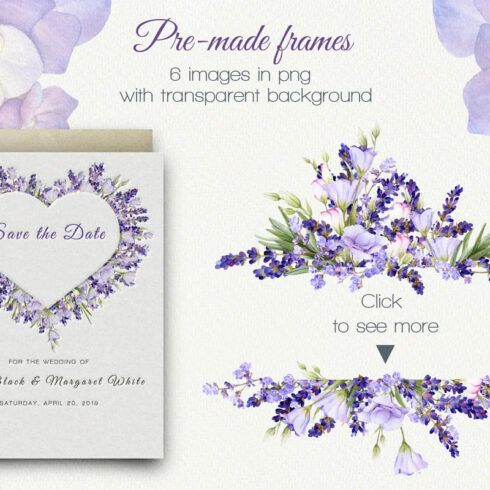 Lilac Provence Watercolor Collection | MasterBundles