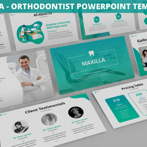 Maxilla - Orthodontist PowerPoint | Master Bundles