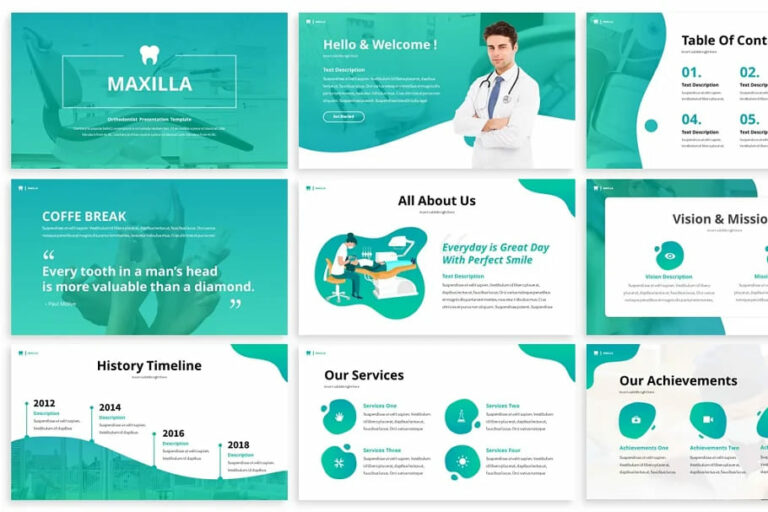 Maxilla - Orthodontist PowerPoint – MasterBundles