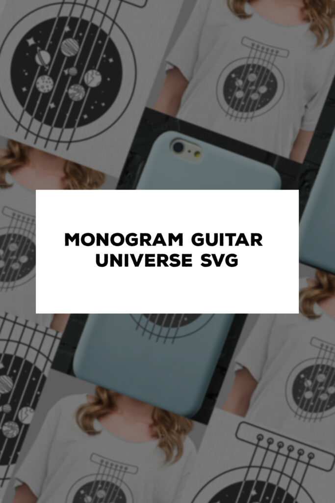 Monogram Guitar Universe SVG – MasterBundles