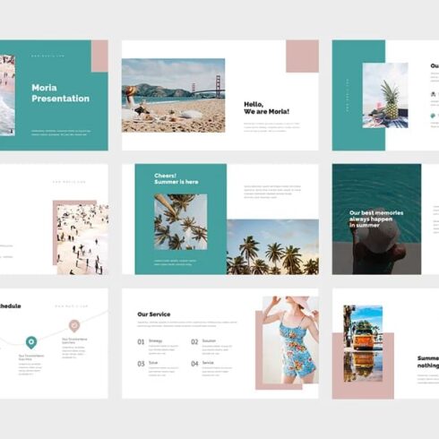 Moria: Summer Theme PowerPoint Template | Master Bundles