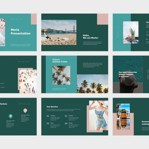 Moria: Summer Theme PowerPoint Template | Master Bundles