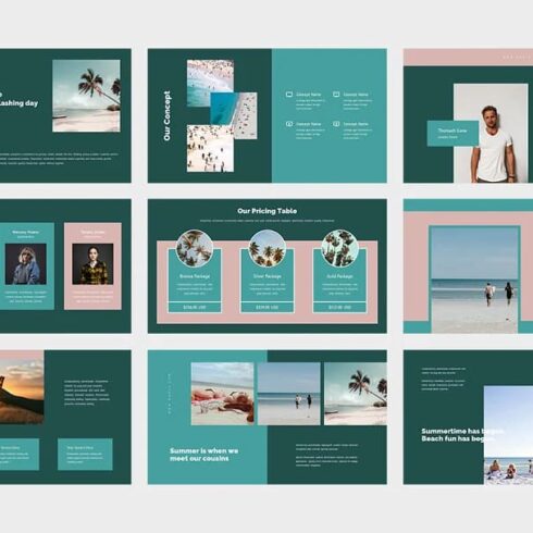 Moria: Summer Theme PowerPoint Template | Master Bundles