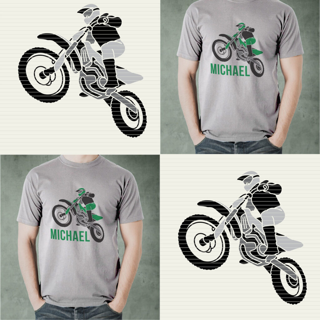 Motocross Dirt Bike Design - SVG DXF PNG Files For Crafters – MasterBundles