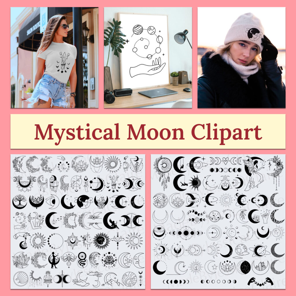 Mystical Moon Svg, Heavenly Svg, Mystical Moon Clipart – MasterBundles