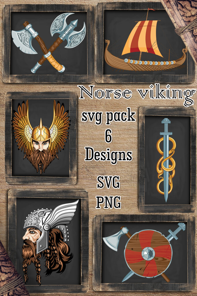 6 Norse Viking SVG Designs – MasterBundles