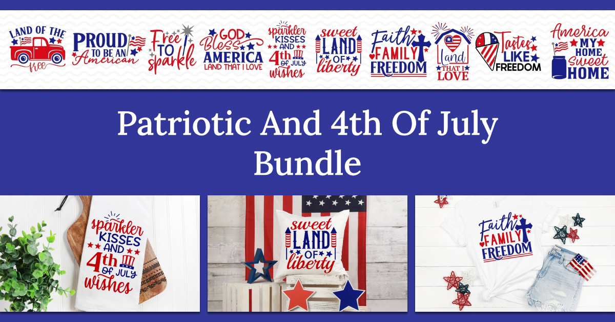 Patriotic And 4th Of July SVG Bundle- 10 Designs – MasterBundles