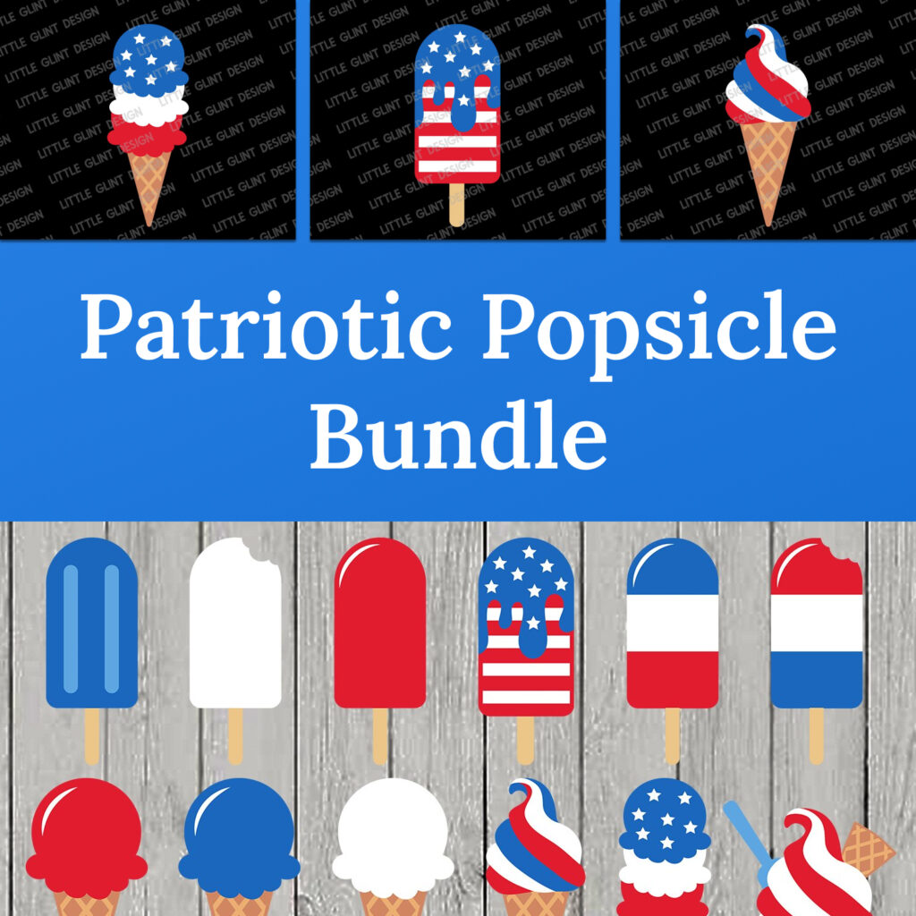 Patriotic Popsicle Bundle, 4th Of July Svg, Independence Day ...