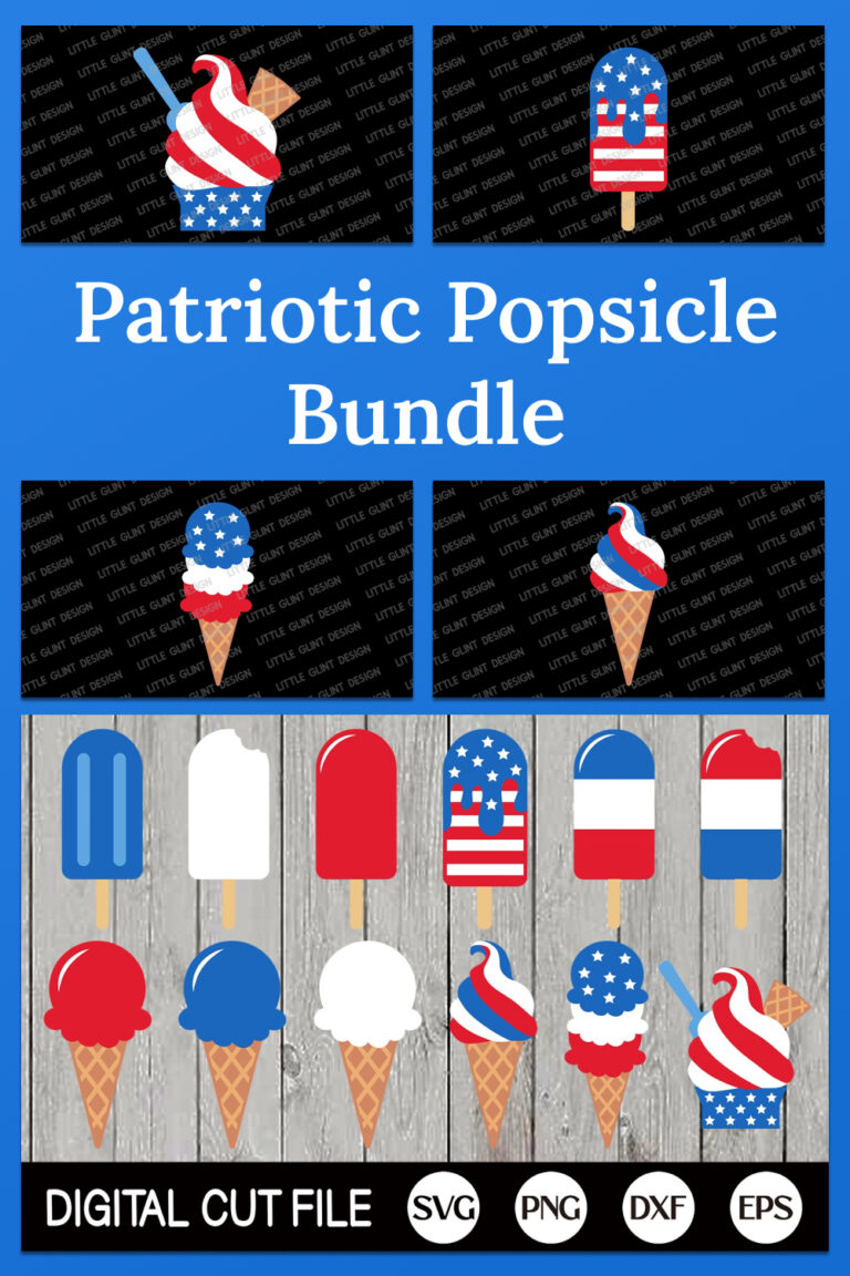 Patriotic Popsicle Bundle, 4th Of July Svg, Independence Day ...