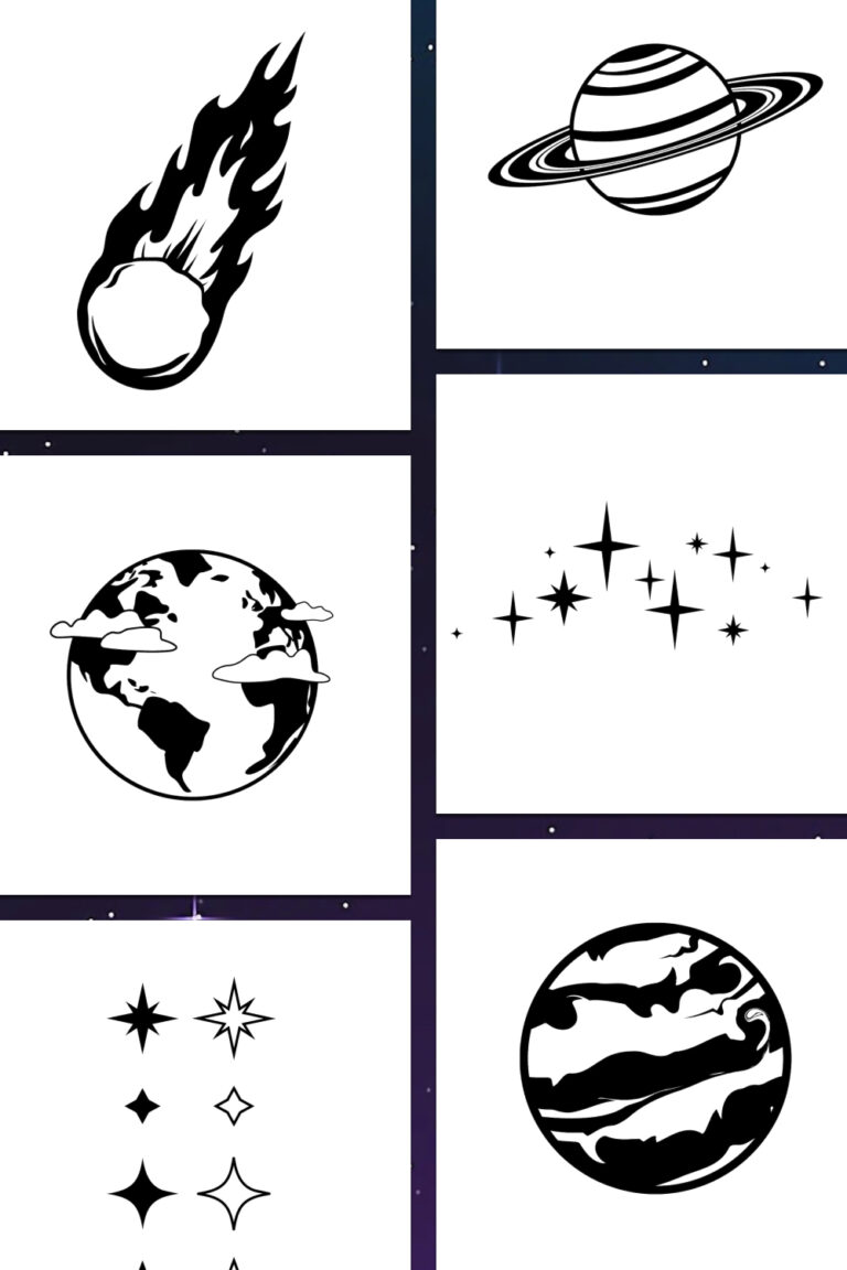 Space SVG Bundle, Planet Clipart for Digital Download – MasterBundles