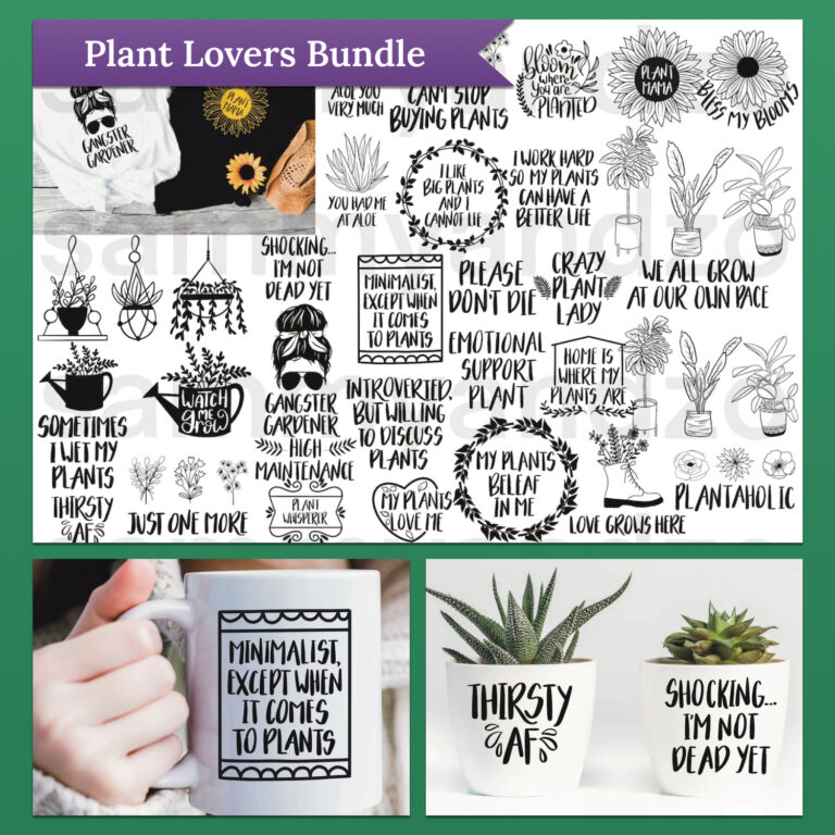Plant Lovers Svg Png Bundle – MasterBundles