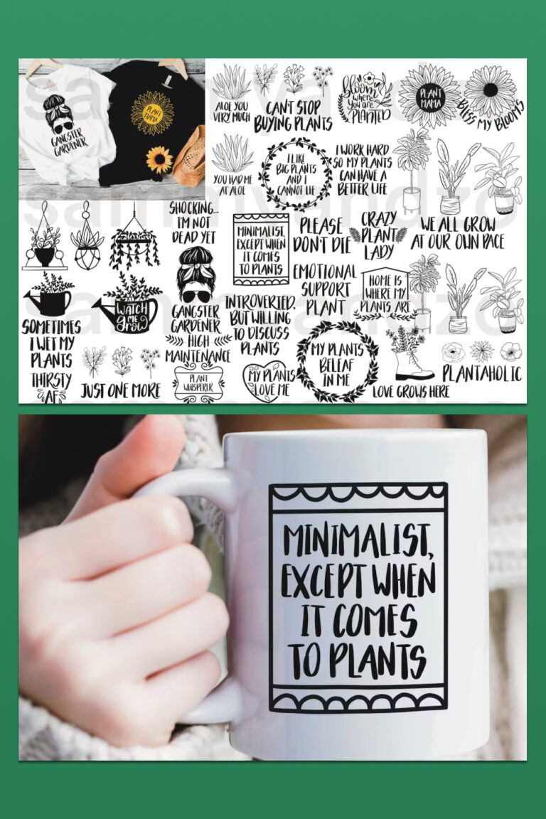 Plant Lovers Svg Png Bundle – MasterBundles