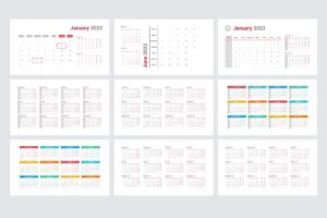 Powerpoint Calendar Templates – MasterBundles