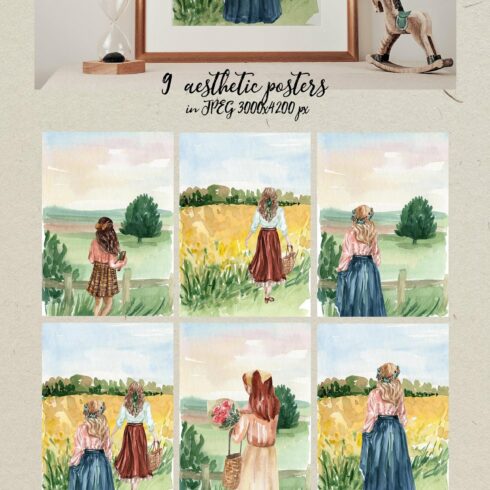 Cottagecore & Light Academia Set | MasterBundles