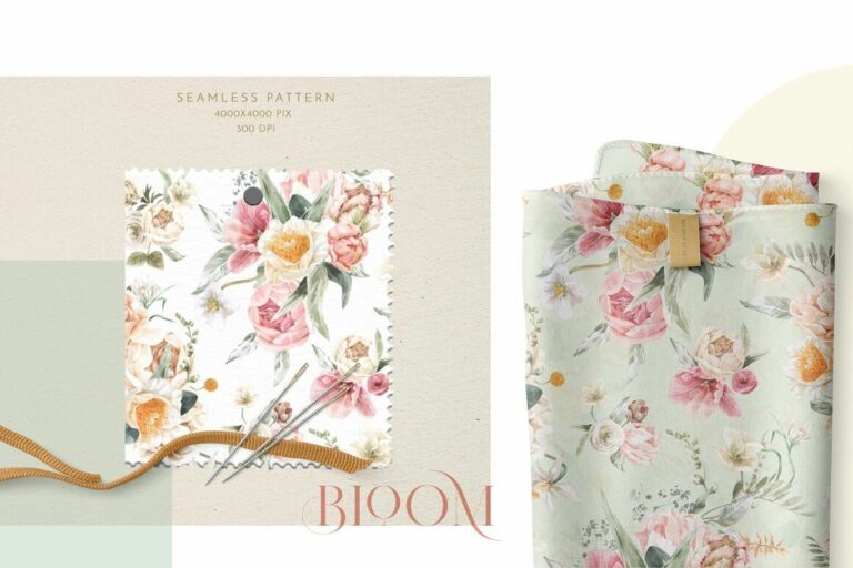 -20% Bloom Floral Watercolor Bundle – MasterBundles