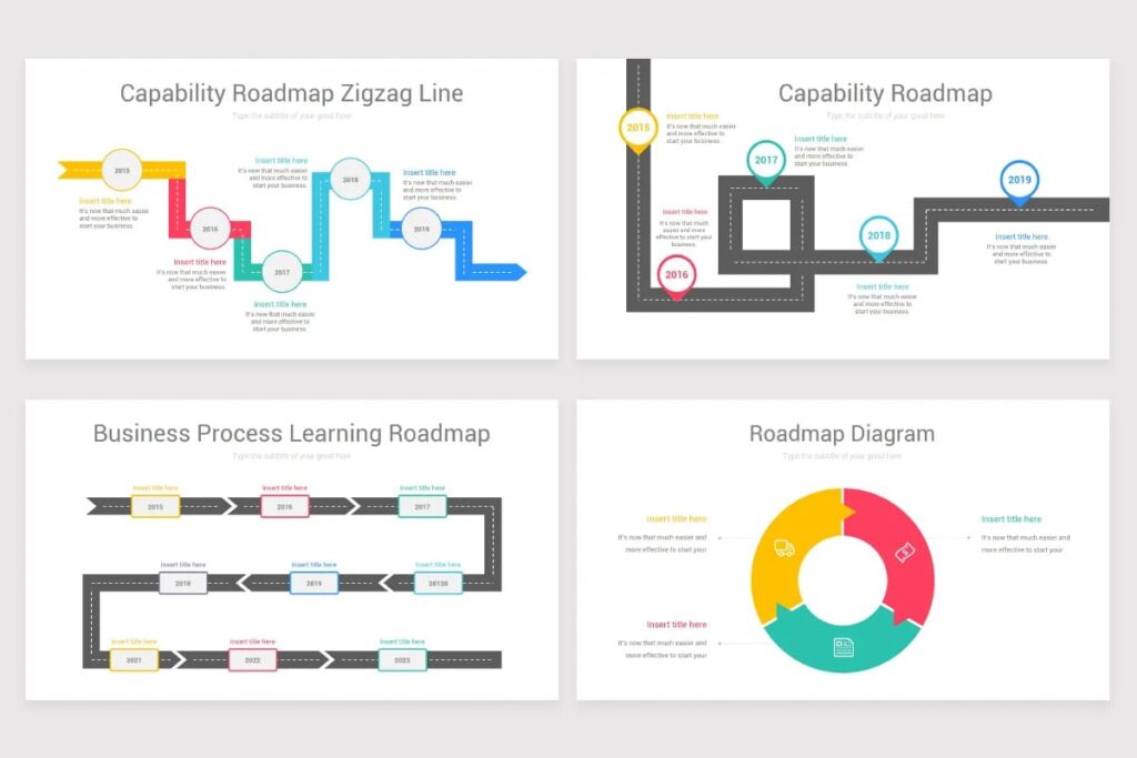 Roadmap Diagrams PowerPoint Template – MasterBundles