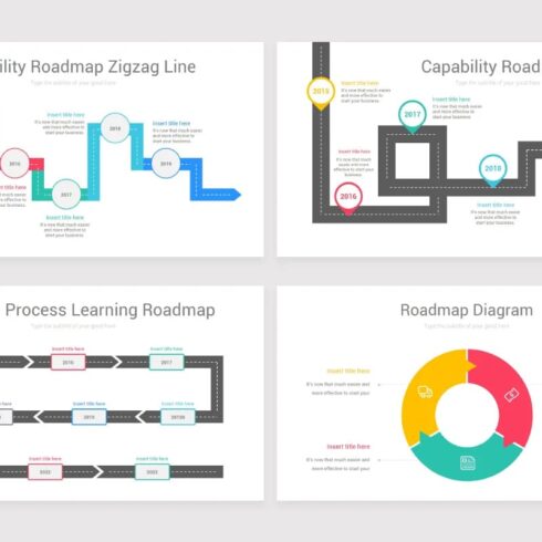 Roadmap Diagrams PowerPoint Template | Master Bundles