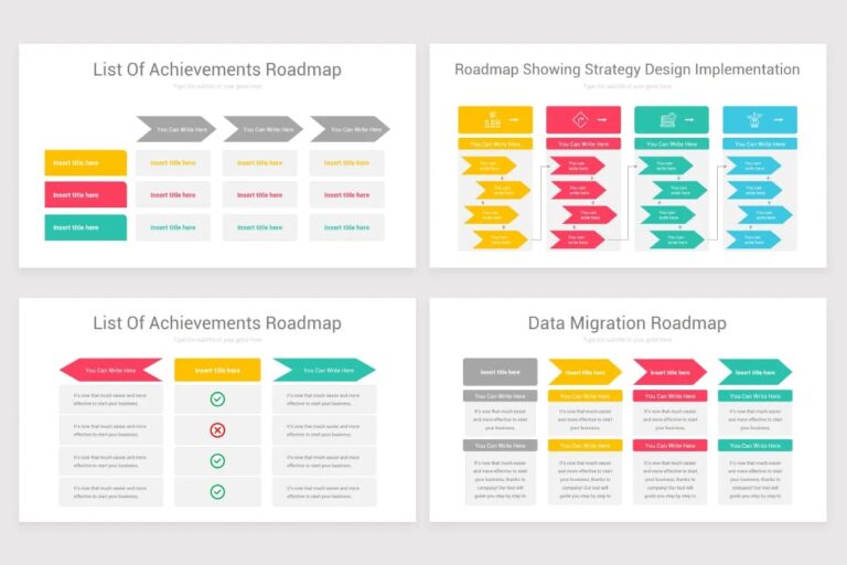 Roadmap Diagrams PowerPoint Template – MasterBundles