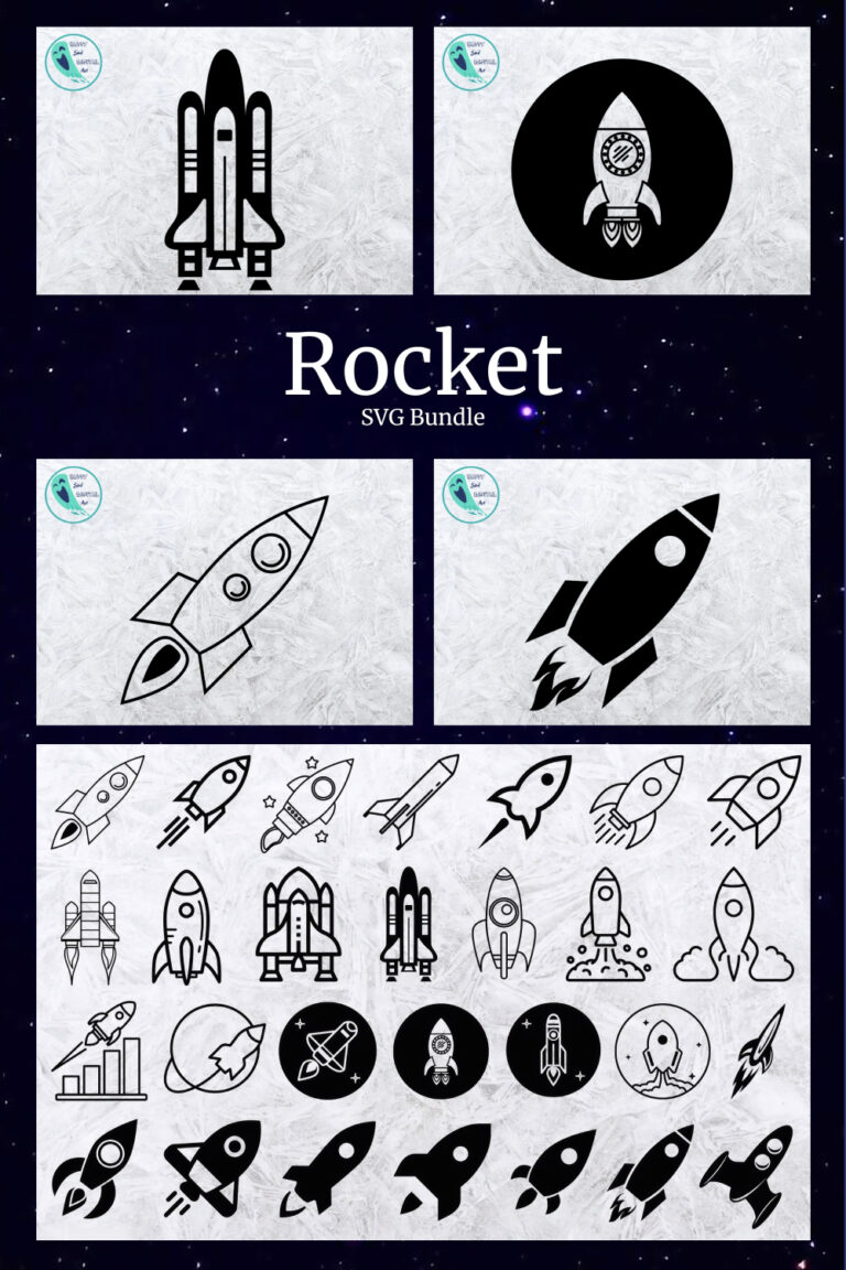 Rocket SVG Bundle, Space Rocket Svg, Spaceship Svg – MasterBundles