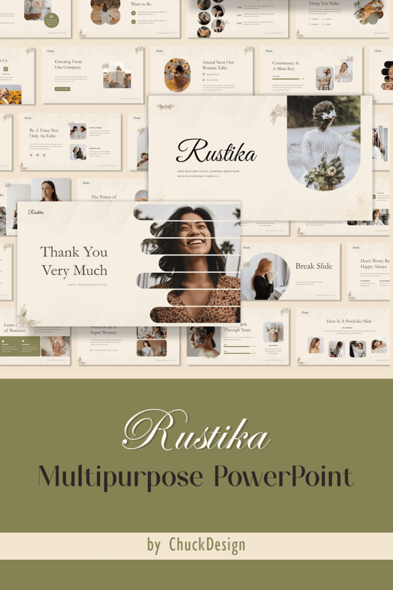 Rustika - Multipurpose PowerPoint – MasterBundles