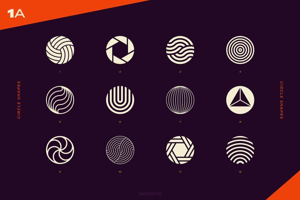 96 Logo Marks & Geometric Shapes – MasterBundles