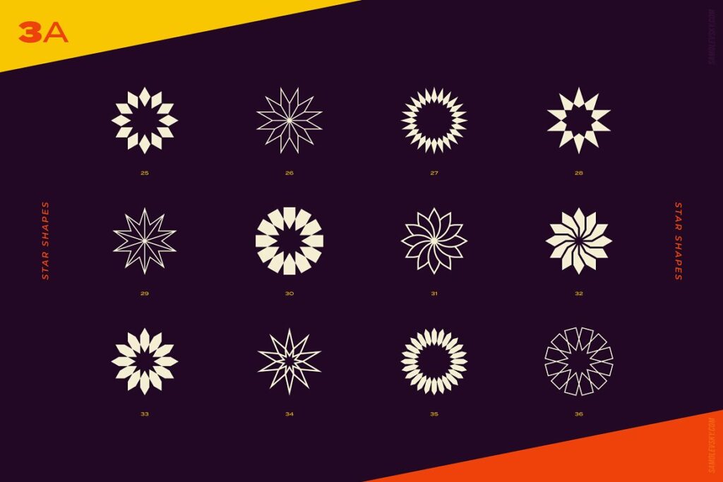 96 Logo Marks & Geometric Shapes – MasterBundles
